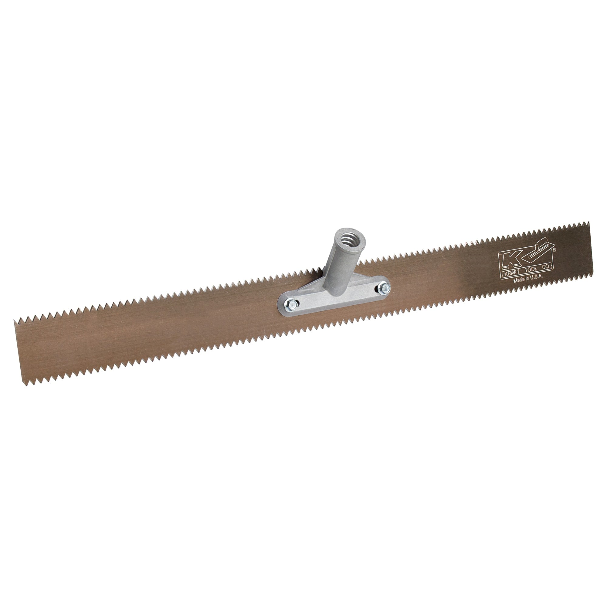 Steel V-notch rake 18" x 1/2" V