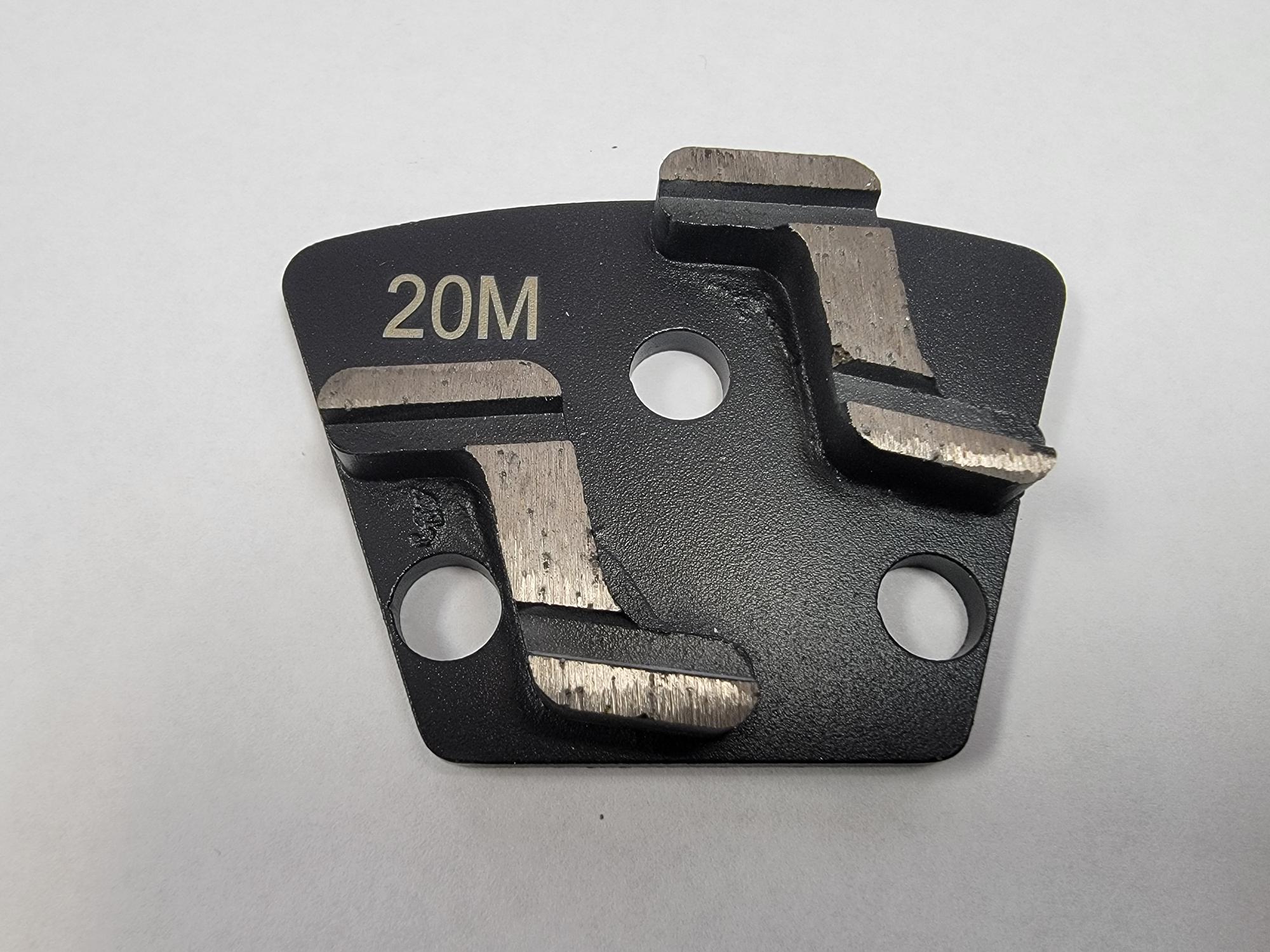 20 grit medium bond double 'S' segment